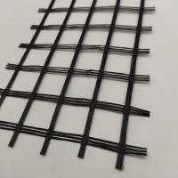 China Road Construction Fiberglass Geogrid With 0.2mm-4mm Thickness for sale