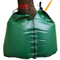 China SAVE WATER with Slow Release Irrigation PVC Tree Watering Bag 15 20 Gallon Green Color for sale