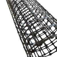 China 1-6m Width Biaxial PP Polypropylene Geogrid Composite Nonwoven Geotextile for Road Base for sale