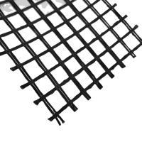 China Road Construction Geogrid 50kn Tensile Strength 80-80 PET for Roadbed Solidification for sale