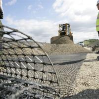 China Subgrade Stabilization with PP Biaxial Geogrid in Mesh Size 35mm*35mm and 60mm*60mm for sale