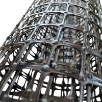 China Onsite Installation High Strength 30kN/m PP Biaxial Geogrid for Driveway Stabilization for sale