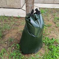 China Tree Watering Made Convenient with 20 Gallon Drip Irrigation Bags in Dark Green for sale