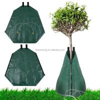 China PE Material 20 Gallon 75L Tree Watering Bag in Dark Green for Newly Planted Saplings for sale