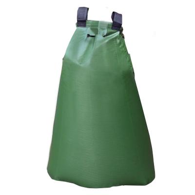 China Convenient 75L Capacity PVC Tarpaulin Tree Watering Drip Irrigation Bag for 650g Trees for sale