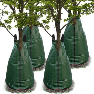 China Heavy Duty 25 Gallon 100L PVC Tree Watering Bag for Green Slow Release Irrigation for sale