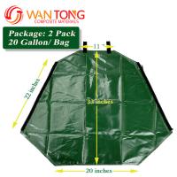 China 20 Gallon Slow Release Tree Watering Bag Made of Durable PVC Material with Zipper for sale