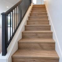 China SPC Flooring Trims & Accessories Complete System Waterproof Edge Trim Skirting Stair Nosing for sale