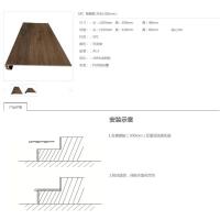 China SPC Flooring Trims & Accessories Complete System Waterproof Edge Trim Skirting Stair Nosing for sale