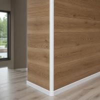 China PVC Wall Panel Trims & Accessories Decorative Lines Corner Trim Skirting Board for sale