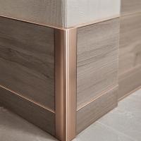 China CE RoHS Aluminum Metal Wall Panel Trim ST Series H Profile Corner Edge Trim 11 Colors for sale