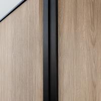 China CE RoHS Aluminum Metal Wall Panel Trim ST Series H Profile Corner Edge Trim 11 Colors for sale