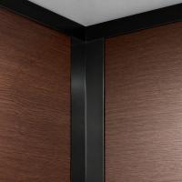 China CE RoHS Aluminum Metal Wall Panel Trim ST Series H Profile Corner Edge Trim 11 Colors for sale