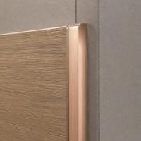 China CE RoHS Aluminum Metal Wall Panel Trim ST Series H Profile Corner Edge Trim 11 Colors for sale