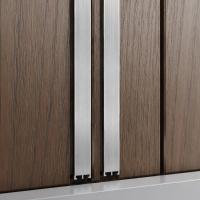 China CE RoHS Aluminum Metal Wall Panel Trim ST Series H Profile Corner Edge Trim 11 Colors for sale