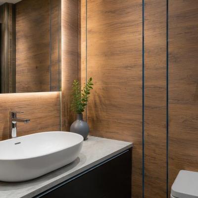 China 400mm V Groove Wall Panels Waterproof Polyvinyl Chloride Wall Panel for sale