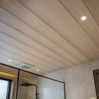 China Double Groove Wall Panel 7mm- 8.5mm Seamless Wave Wall Panels Waterproof for sale