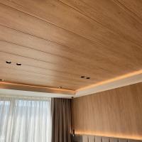 China Double Groove Wall Panel 7mm- 8.5mm Seamless Wave Wall Panels Waterproof for sale