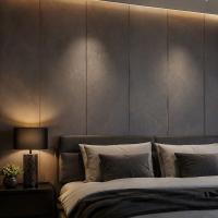 China Multiple Colors PVC Stone Wall Panels 600mm Wide Waterproof Wall Board 5 Models for sale