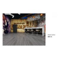China Stone Plastic Composite SPC Flooring Medium Grey SPC Plank Flooring 4mm-8mm for sale