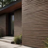 China Wood Plastic Composite Wall Panel 219x26mm WPC Exterior Wall Panel Anti Corrosion Anti Termite for sale
