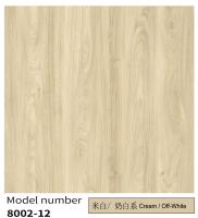 China Cream / Off White Wood Pattern Wall Panels For Bathroom / Kitchen for sale