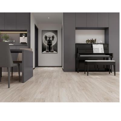 China Home Beige SPC Flooring, Rigid Core Waterproof Stone Composite Flooring for sale