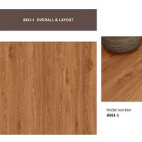 China Medium Brown Stone Polymer Composite Flooring 4mm 5mm 6mm 8mm Thickness for sale