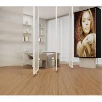 China Medium Brown Stone Polymer Composite Flooring 4mm 5mm 6mm 8mm Thickness for sale