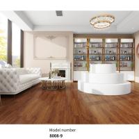 China Dark Brown / Walnut SPC Flooring Waterproof Click Lock Plank Flooring for sale