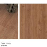 China Red Brown / Red Oak Click Lock Plank Flooring Waterproof Textured Finish Surface for sale