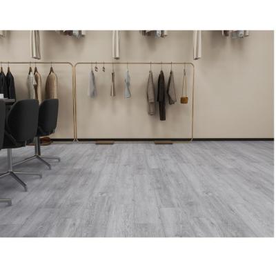 China Light Grey SPC Flooring Waterproof 4mm 5mm 6mm 8mm Thickness for sale