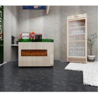 China Charcoal Black SPC Click Plank Flooring, Textured Finish SPC Waterproof Flooring for sale