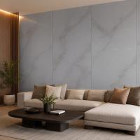 China 4mm 5mm 6mm SPC Marble Wall Panel Waterproof Stone Pattern Wall Panel for sale