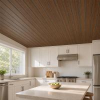 China White / Wood Grain PVC Wall Ceiling Panels, 300mm Decorative PVC Panels for sale