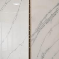 China 8mm PVC Plastic Wall Panels 500mm Waterproof HD Marble Wall Panel for sale