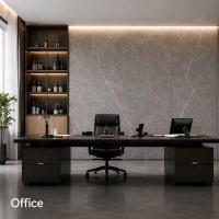 China 4mm Moisture Proof SPC Marble Wall Panels – Stone Vein Finish with Click Lock for sale