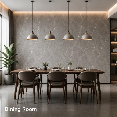 China 4mm Moisture Proof SPC Marble Wall Panels – Stone Vein Finish with Click Lock for sale