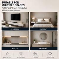 China Minimalist 8V Groove 180mm PVC Panel - Waterproof Modern Interior Finishing for sale