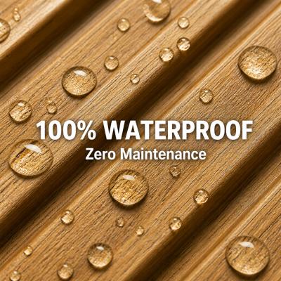 China Fast-Install Class B1 Fire Retardant WPC Wall Panel Waterproof Interior Ceiling for sale