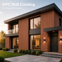 China WPC Wall Panel and Cladding for House Exterior Building for sale