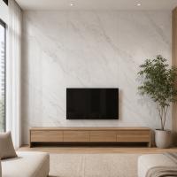 China Flame Retardant B1 Rated SPC Wall Panels Self Extinguishing Test Report Available Stone Plastic Composite Cladding for sale