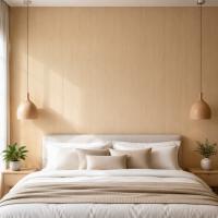 China 500mm Flat PVC Wall Panel Film Wrapped Wood Grain Wall Panel for sale