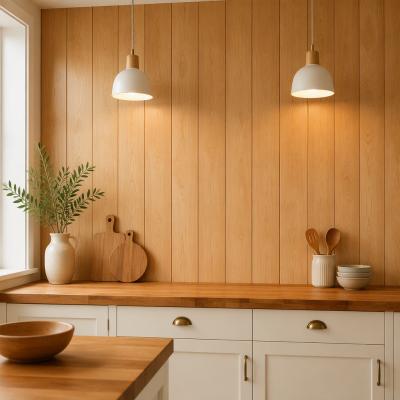China 600mm V-Groove PVC Wall Panel 9mm Waterproof Wall Panel for sale