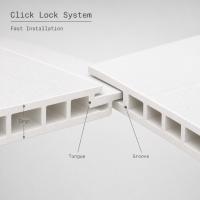 China Fast Installation Waterproof PVC Wall Panels Click Lock Snap System Wall and Ceiling Cladding for sale