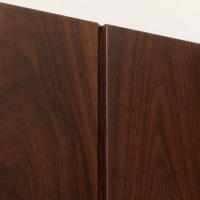 China 400mm 8mm V-Groove PVC Wall Panel Oval Core Wood Grain for sale
