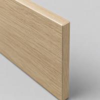 China 500mm Flat PVC Wall Panel Film Wrapped Wood Grain Wall Panel for sale
