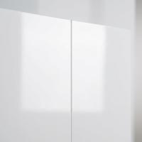 China 400mm High Gloss PVC Wall Panel White Waterproof Wall Panel for sale