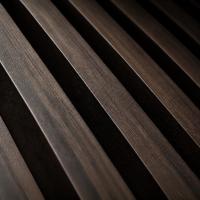 China Ribbed Slat WPC Wall Cladding Waterproof B1 for Modern Interior Accent Walls for sale