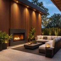 China Outdoor Waterproof WPC Cladding Boards for Balcony Terrace Garden Walls for sale